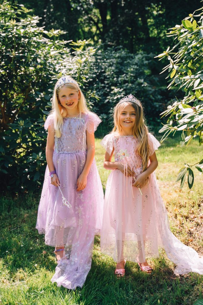 Frozen Elsa pakket - jurk + prinsessenschoenen + accessoires